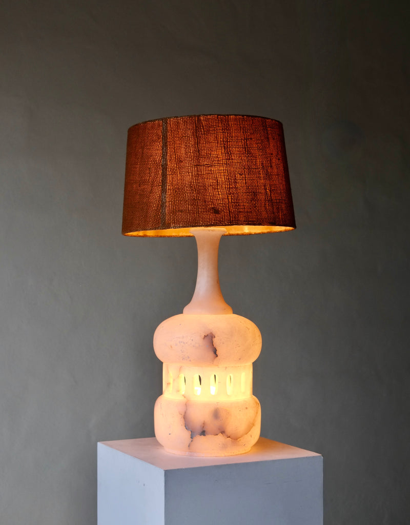 Spanish Alabaster Lamp – punch the clock