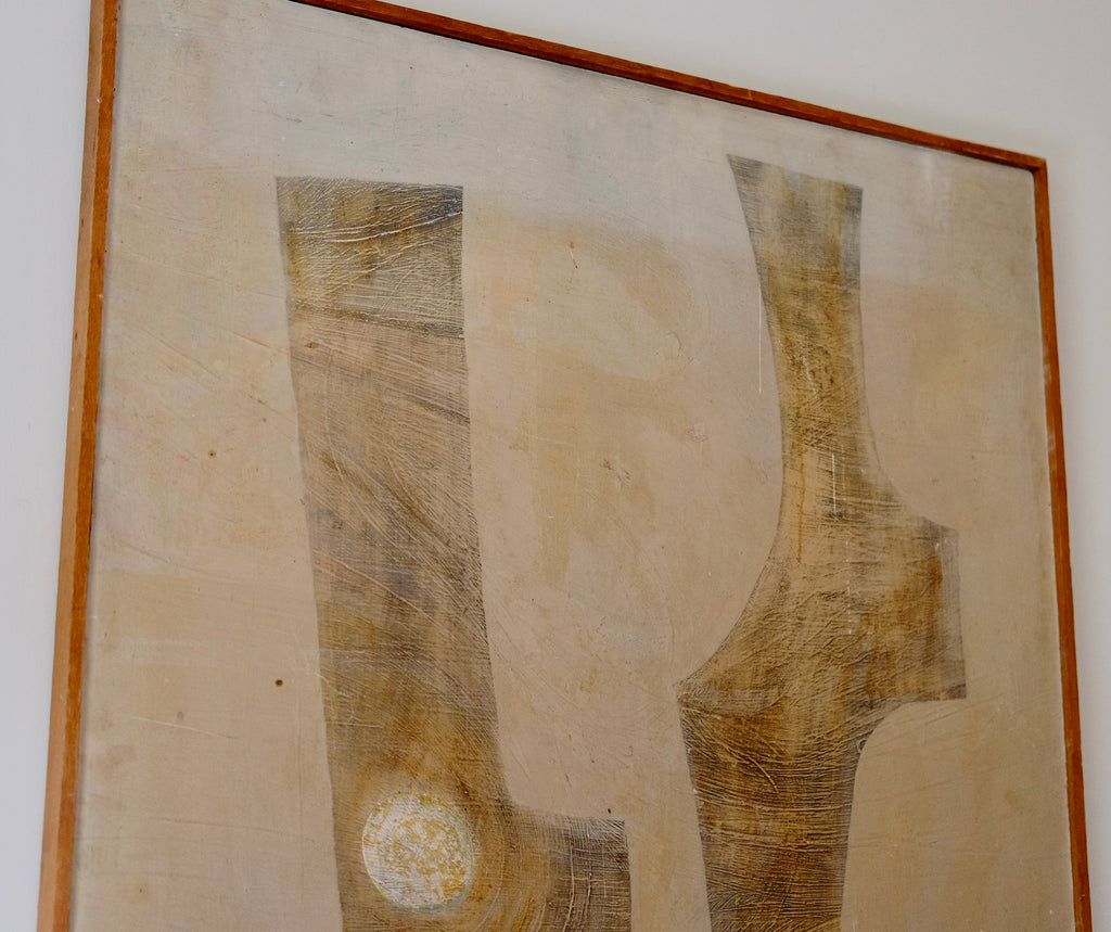 Toby Lyons Painting, 1960's – punch the clock