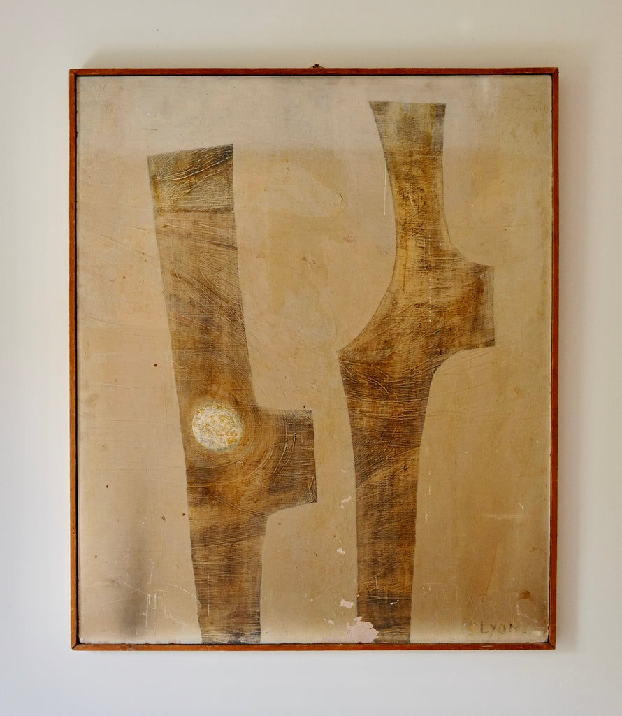 Toby Lyons Painting, 1960's – punch the clock