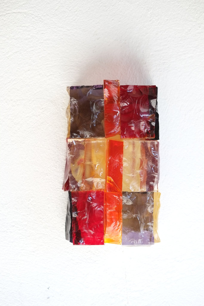 Jean Simon Labret Glass Sconces, 1970's – punch the clock