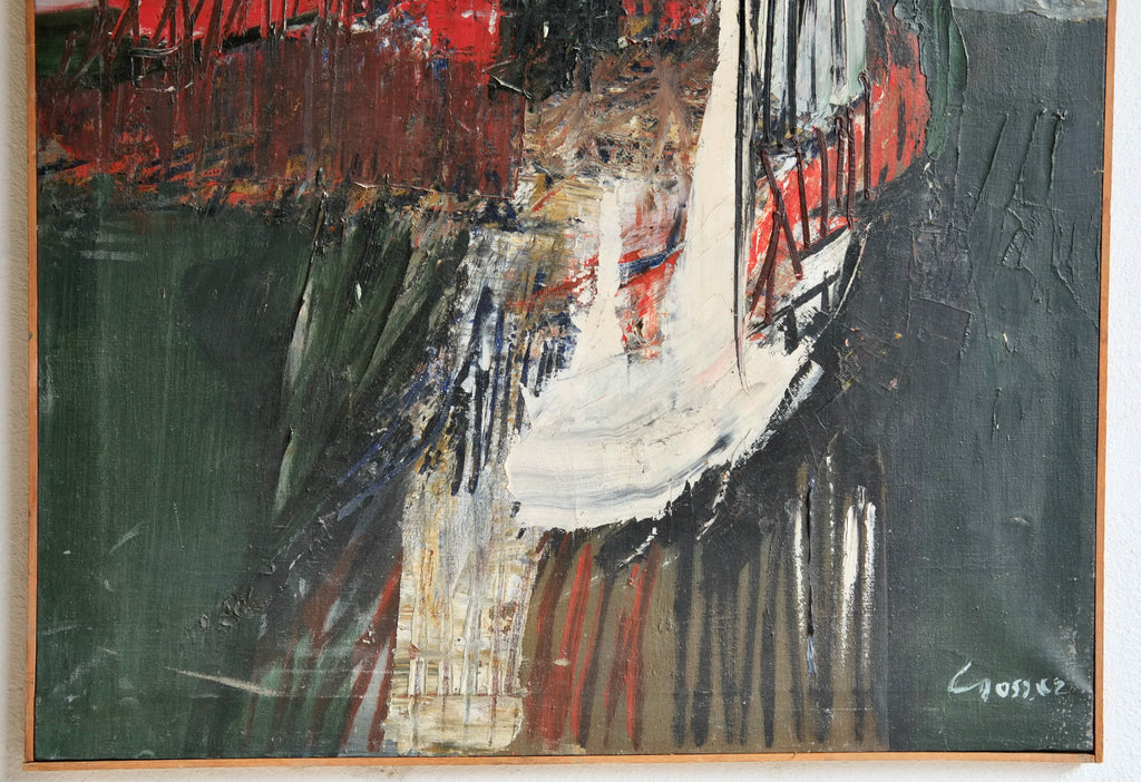 Andy Cross Oil On Canvas, 1962 – punch the clock