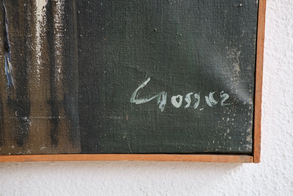 Andy Cross Oil On Canvas, 1962 – punch the clock