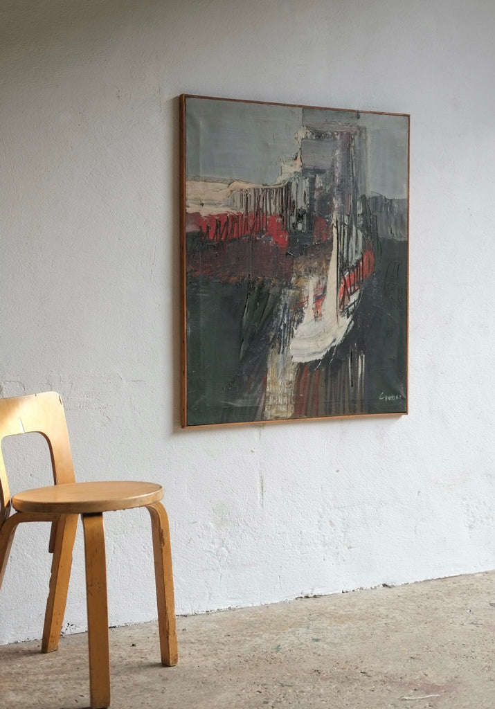 Andy Cross Oil On Canvas, 1962 – punch the clock